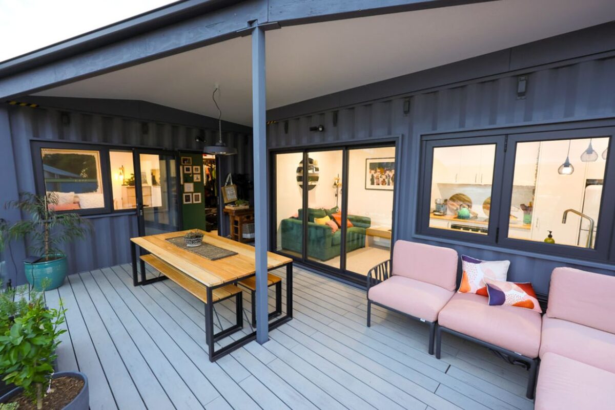 This Tasmanian Shipping Container Home has Expansive Deck