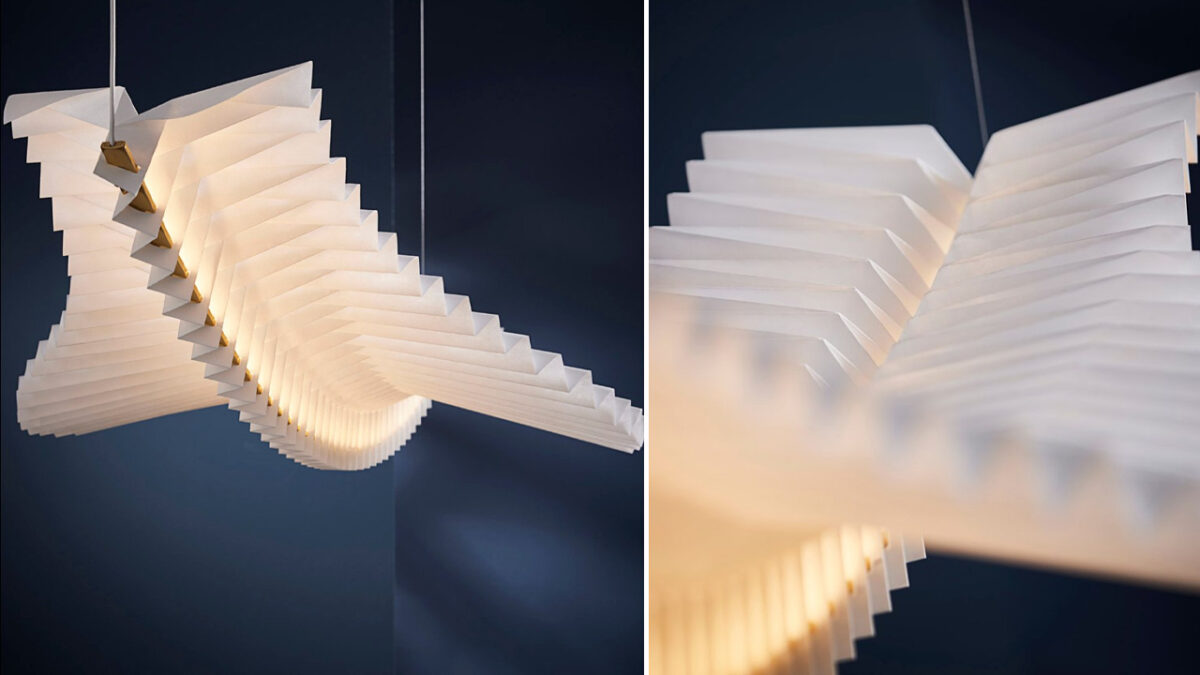 Sora Floating Light is Made Using Japanese Art of Origami