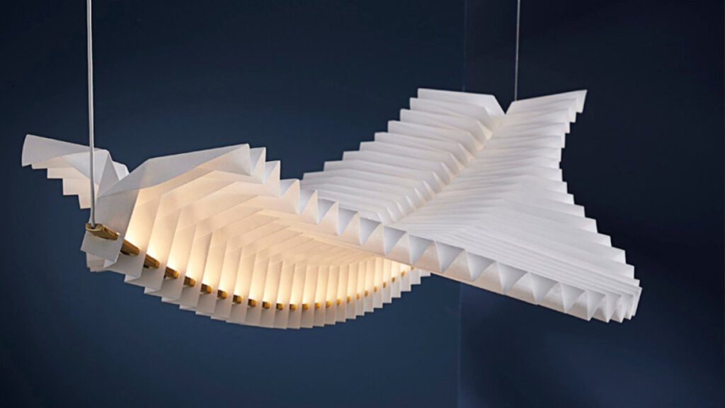 Sora Floating Light is Made Using Japanese Art of Origami