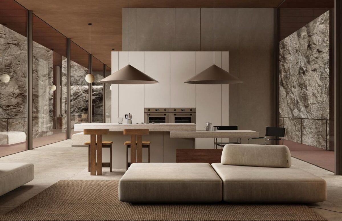 Rustic Stilted Glass House Uses Cargo Containers to Bridge Mountains