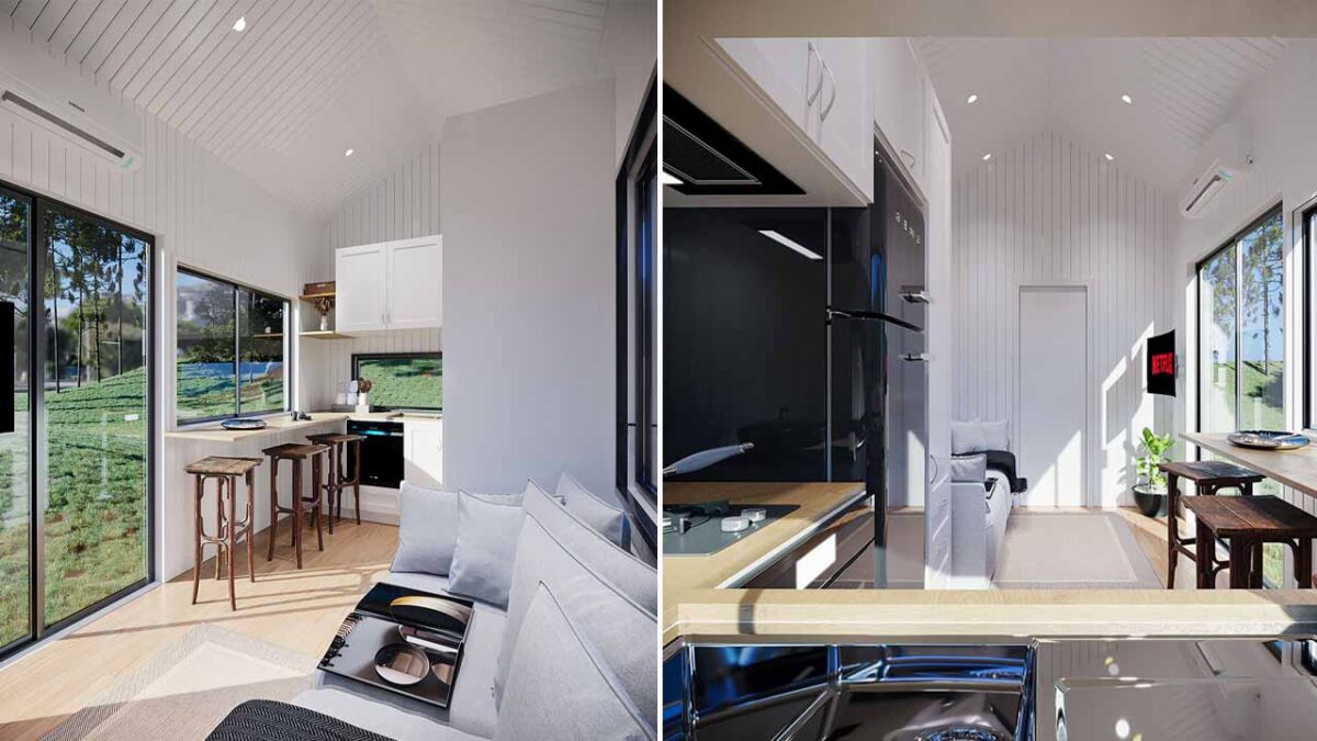 Single-Floor Daly is Nifty Tiny House for Small Families