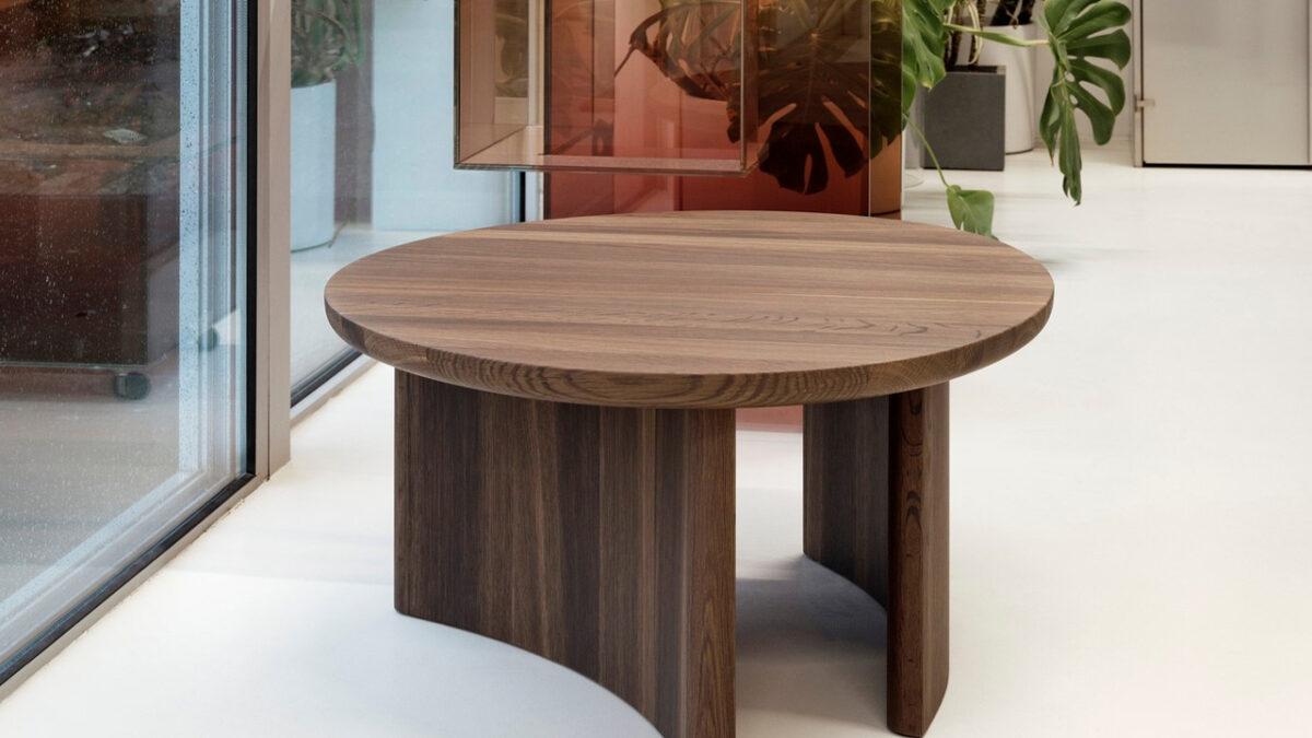 Dew Coffee Table With Sculptural Form Offers Nesting Setups