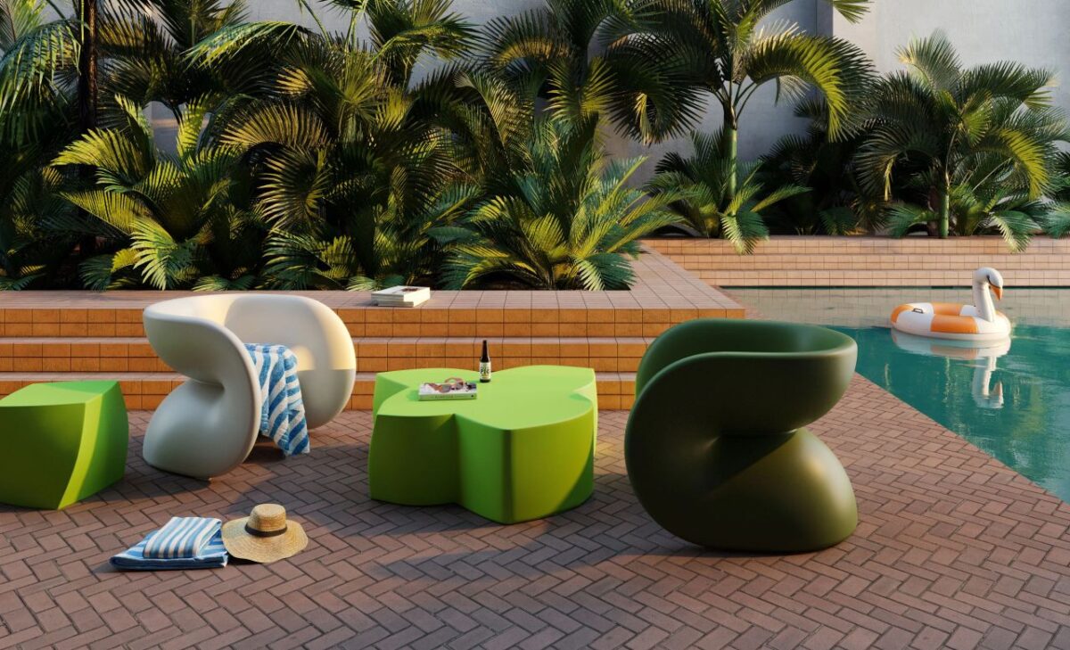 Fortune Chair Takes Pinched Circle Shape From Fortune Cookies