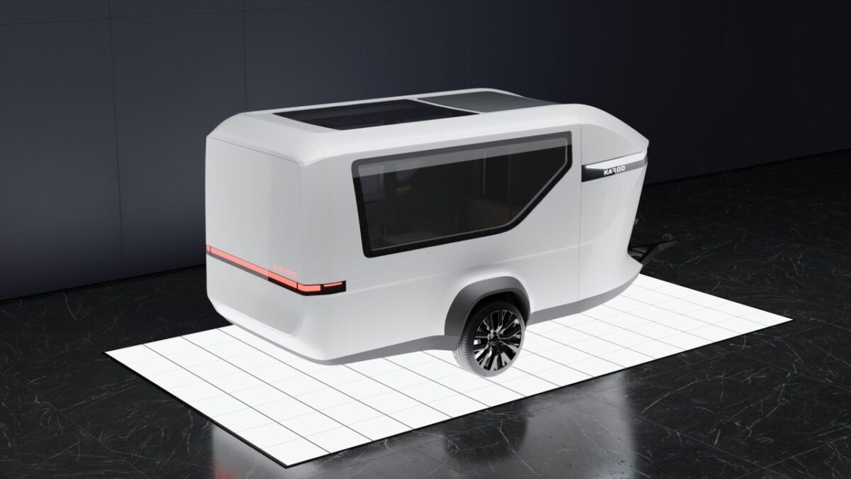 Karoo Adventure Camping Trailer is Toy Hauler With Hidden Bath