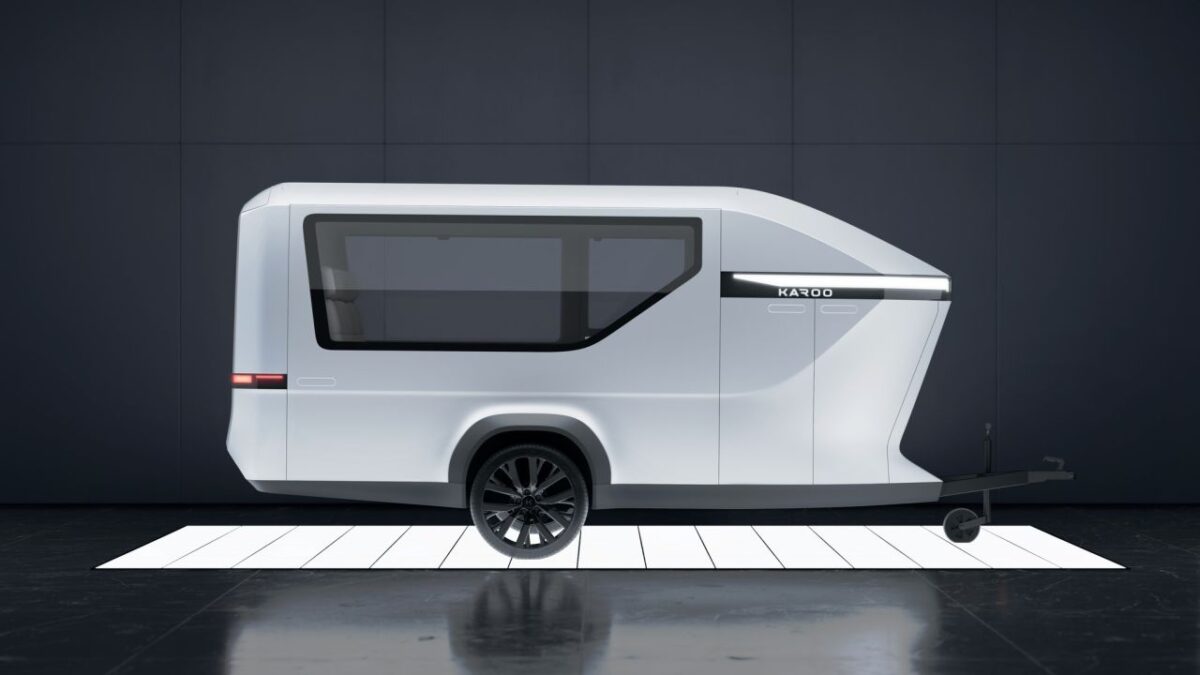 Karoo Adventure Camping Trailer is Toy Hauler With Hidden Bath