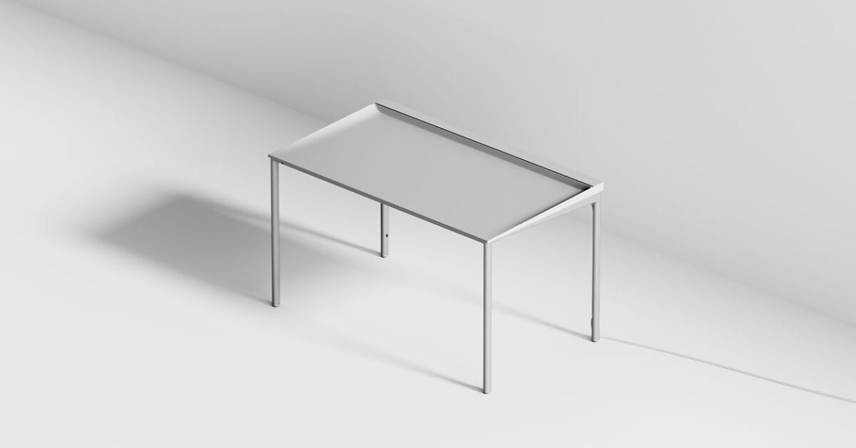 Mindset Smart Computer Desk has Rollable OLED Screen, Built-in Speakers