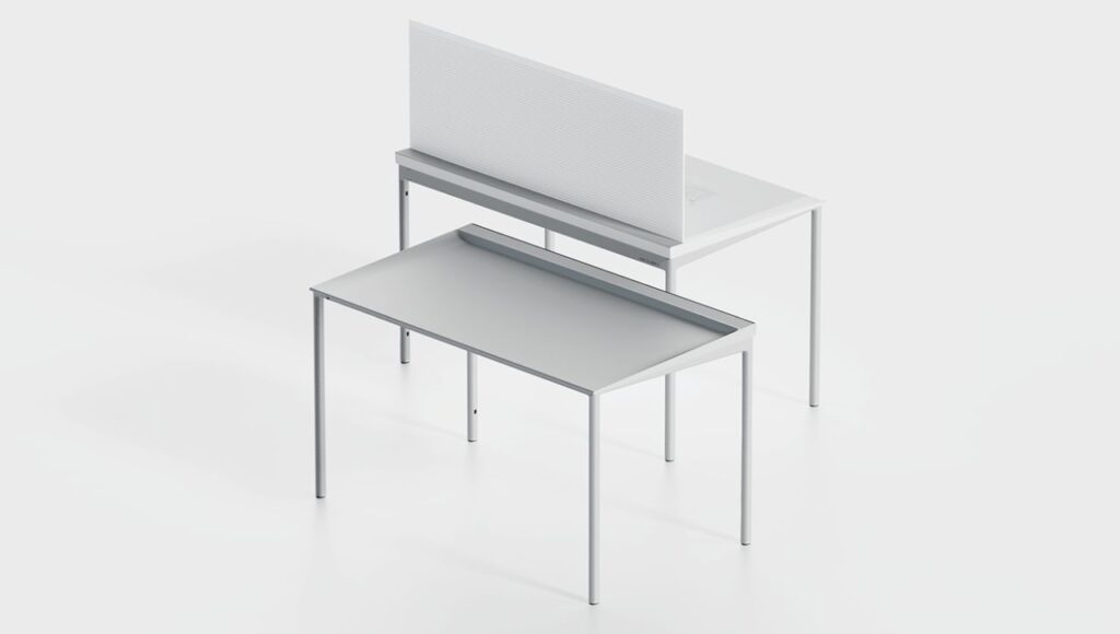 Mindset Smart Computer Desk has Rollable OLED Screen, Built-in Speakers