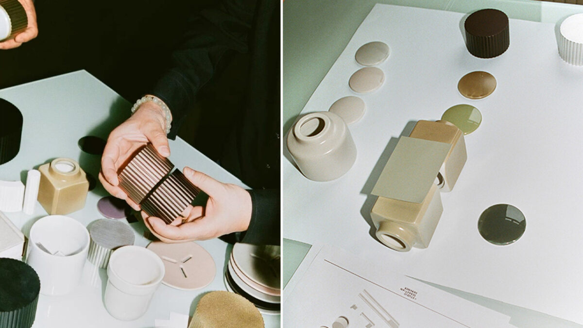 Aluminum And Porcelain Mark Luxury OF.LINE Bathroom Collection