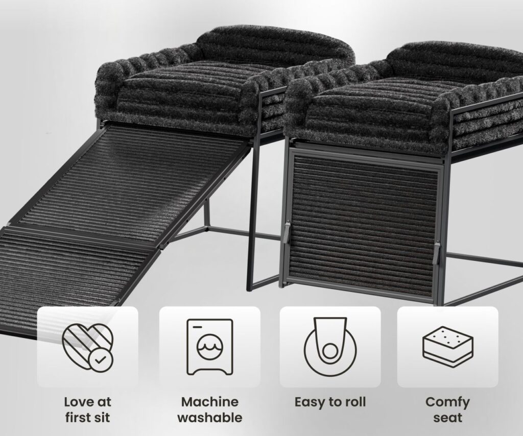 SeatMate Pet Office Chair With a Ramp is Throne for Your Pal