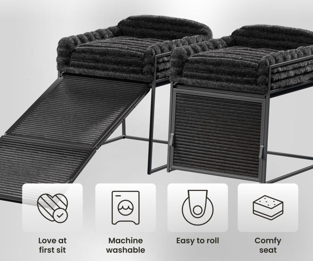 SeatMate Pet Office Chair With a Ramp is Throne for Your Pal