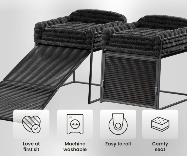 SeatMate Pet Office Chair With a Ramp is Throne for Your Pal