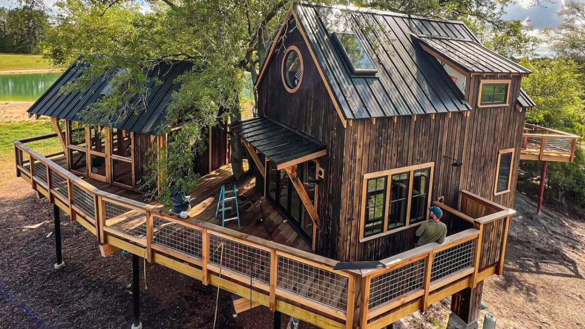 Three-Pod Treehouse an Expansive Layout With Artistry