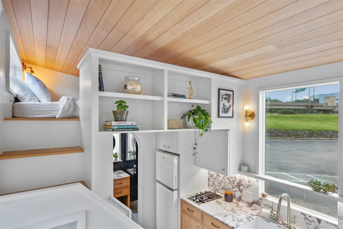 30ft Custom Tiny House Packs Colorful Punch With Two Bedrooms