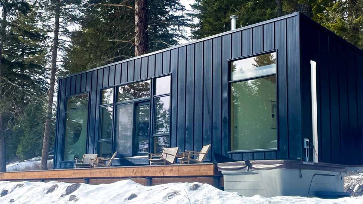 Arlo Cabin is Cozy Two-Bedroom Getaway in Western Canada