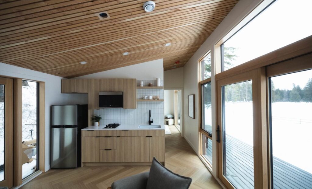Arlo Cabin is Cozy Two-Bedroom Getaway in Western Canada
