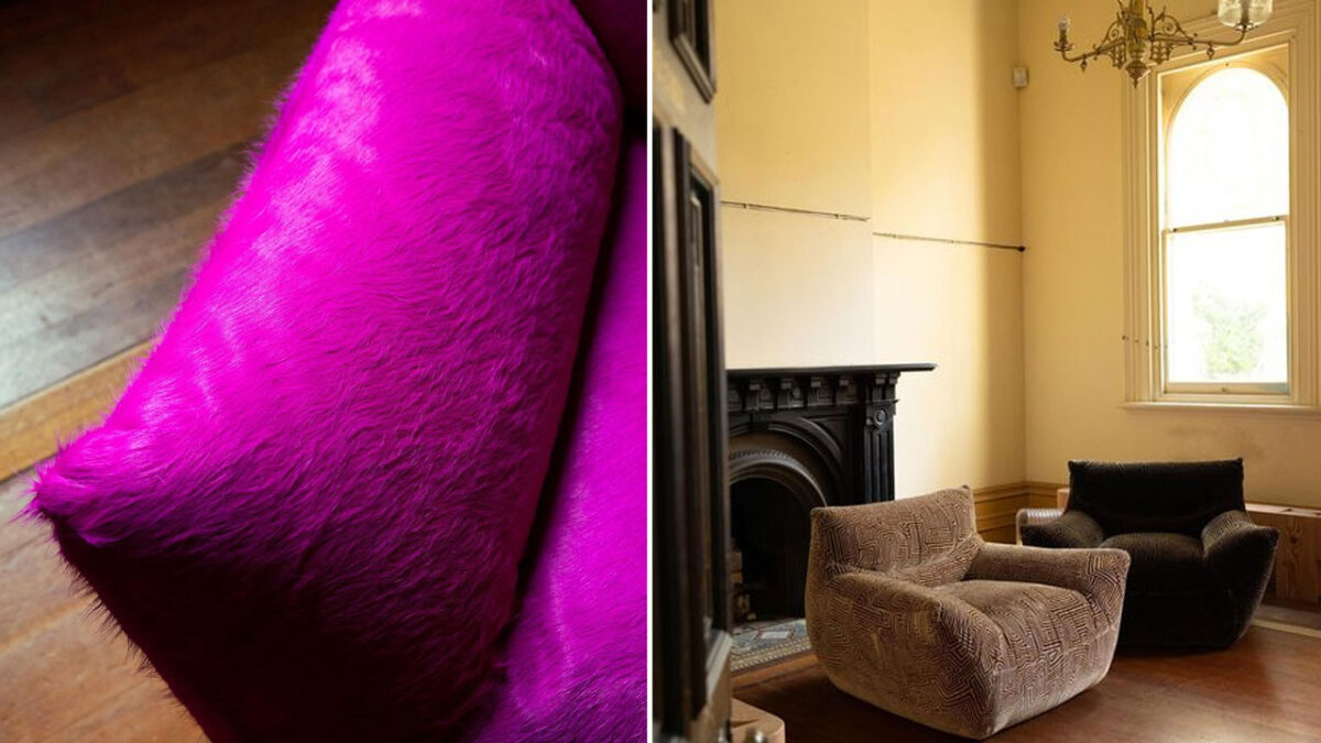 Billo Armchair Collection Gives Fluffy Comfort in Unique Fabrics