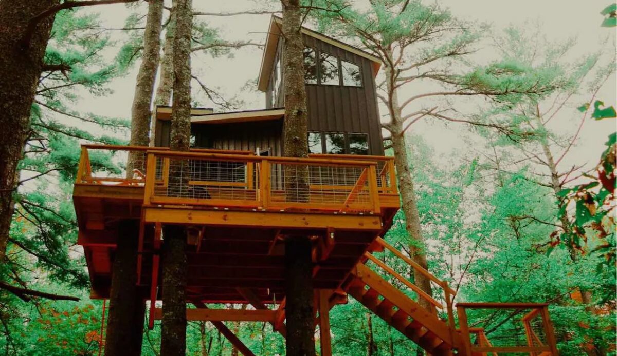 Suspended Mid-Air, Breeze Treehouse is Ultimate Getaway for Couples