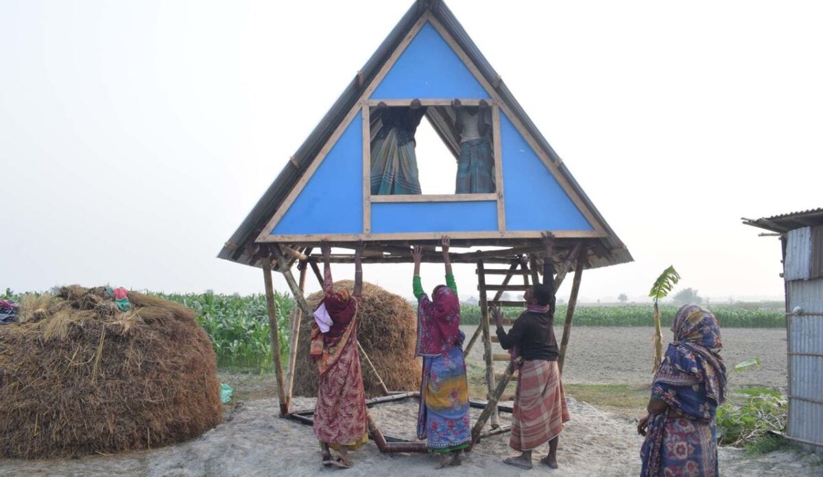 Low-Cost Khudi Bari is Providing Shelter for Flood-Affected People