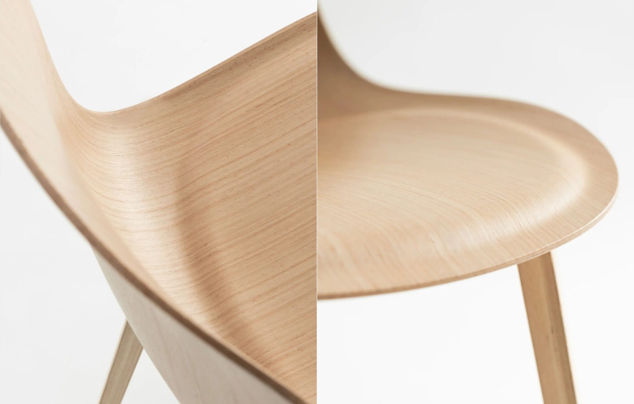 Curvaceous Press Chair is Made From Single Sheet of 3D-Veneer