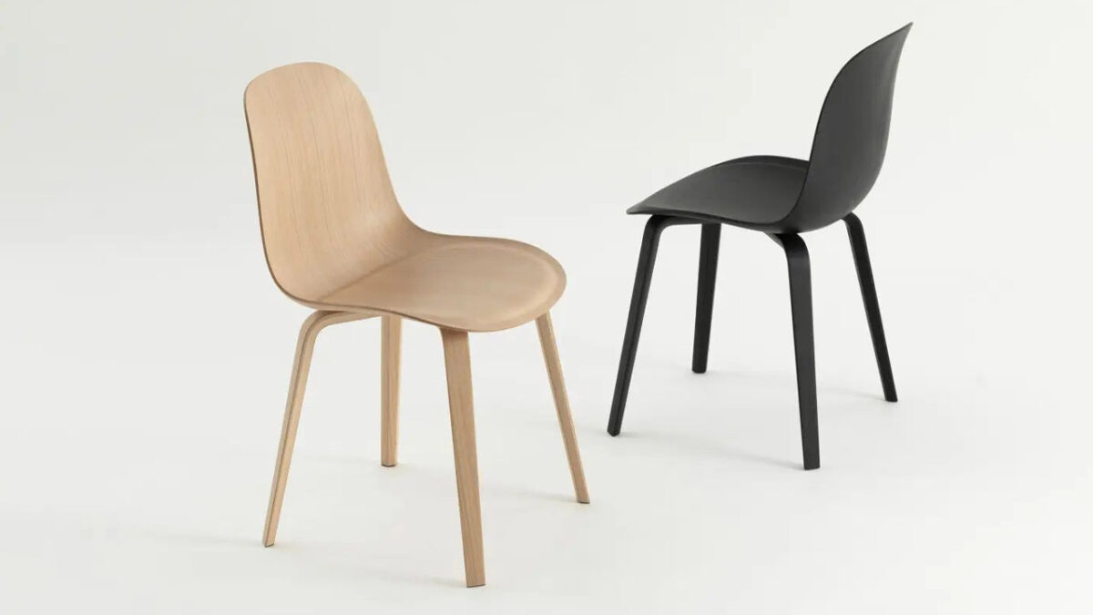Curvaceous Press Chair is Made From Single Sheet of 3D-Veneer