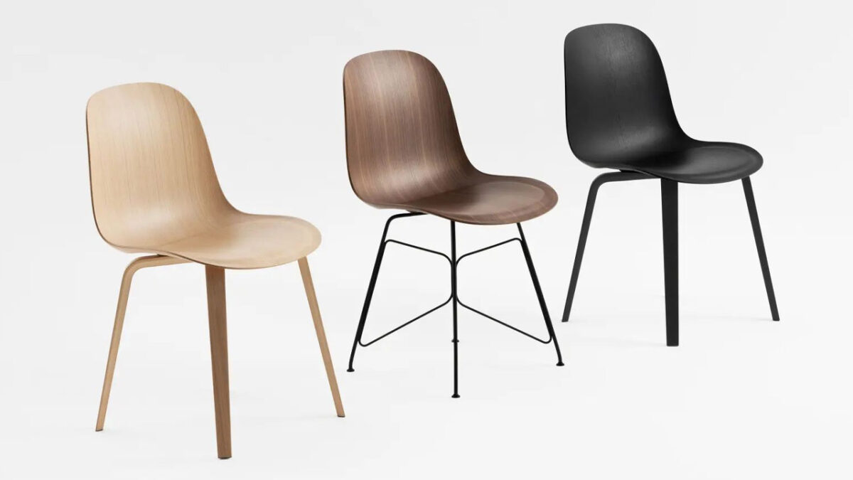 Curvaceous Press Chair is Made From Single Sheet of 3D-Veneer