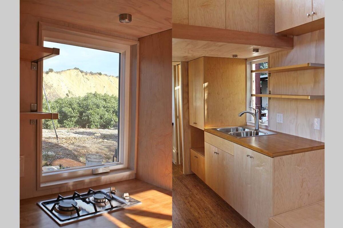 Light Haus Tiny House Features Two Separate Office Spaces