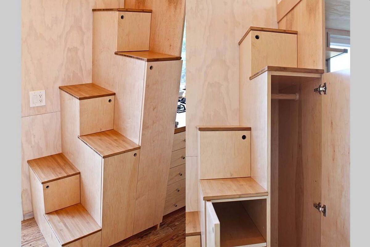 Light Haus Tiny House Features Two Separate Office Spaces