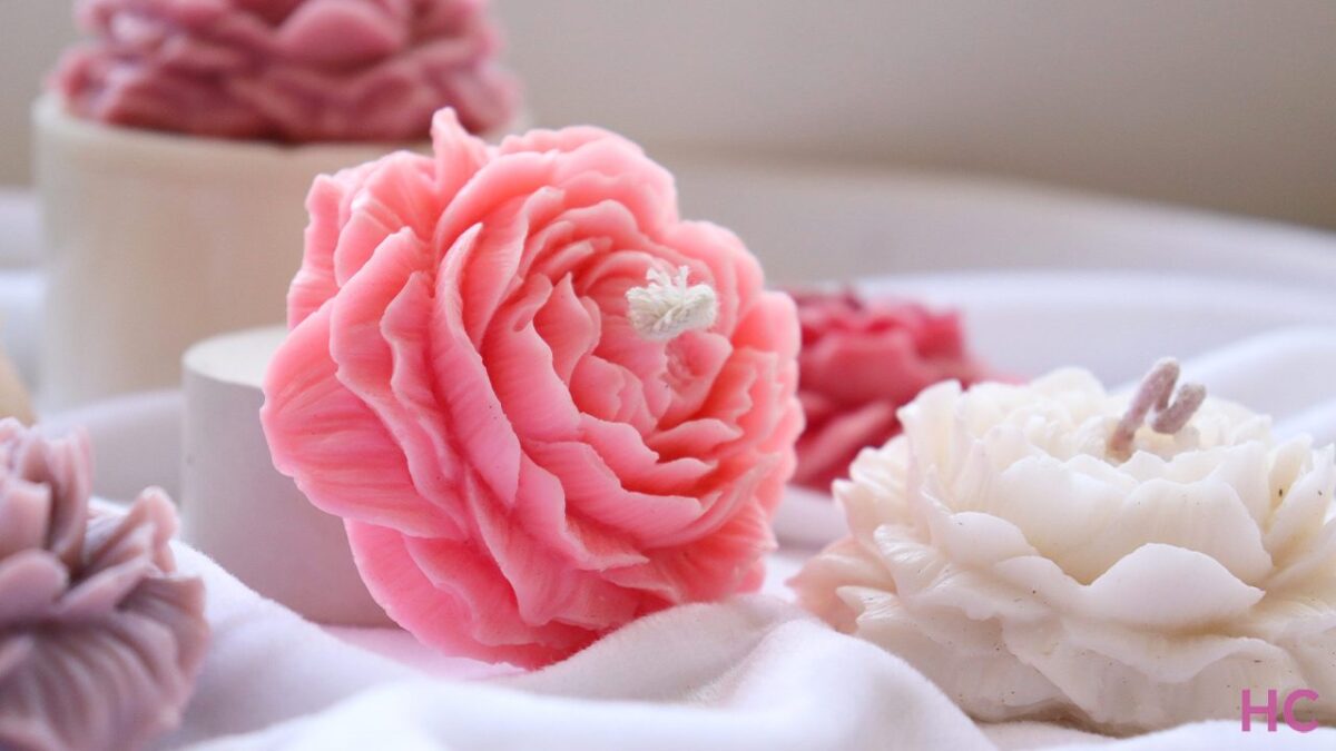 How to Make Beautiful Peony Candle at Home for Under $10