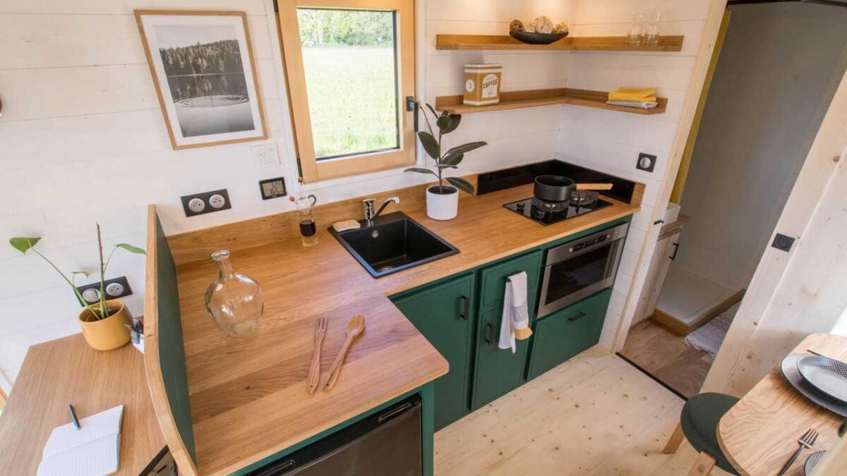 Midgard Tiny House Sleeps Four in Surprisingly Spacious Interior