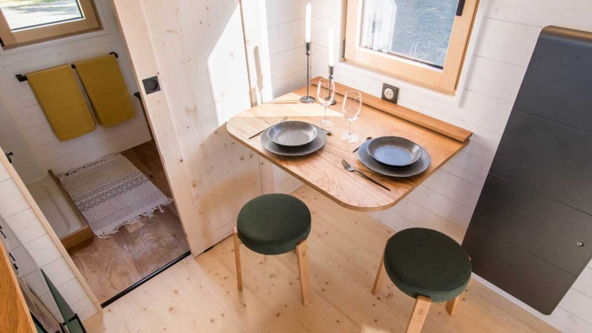 Midgard Tiny House Sleeps Four in Surprisingly Spacious Interior