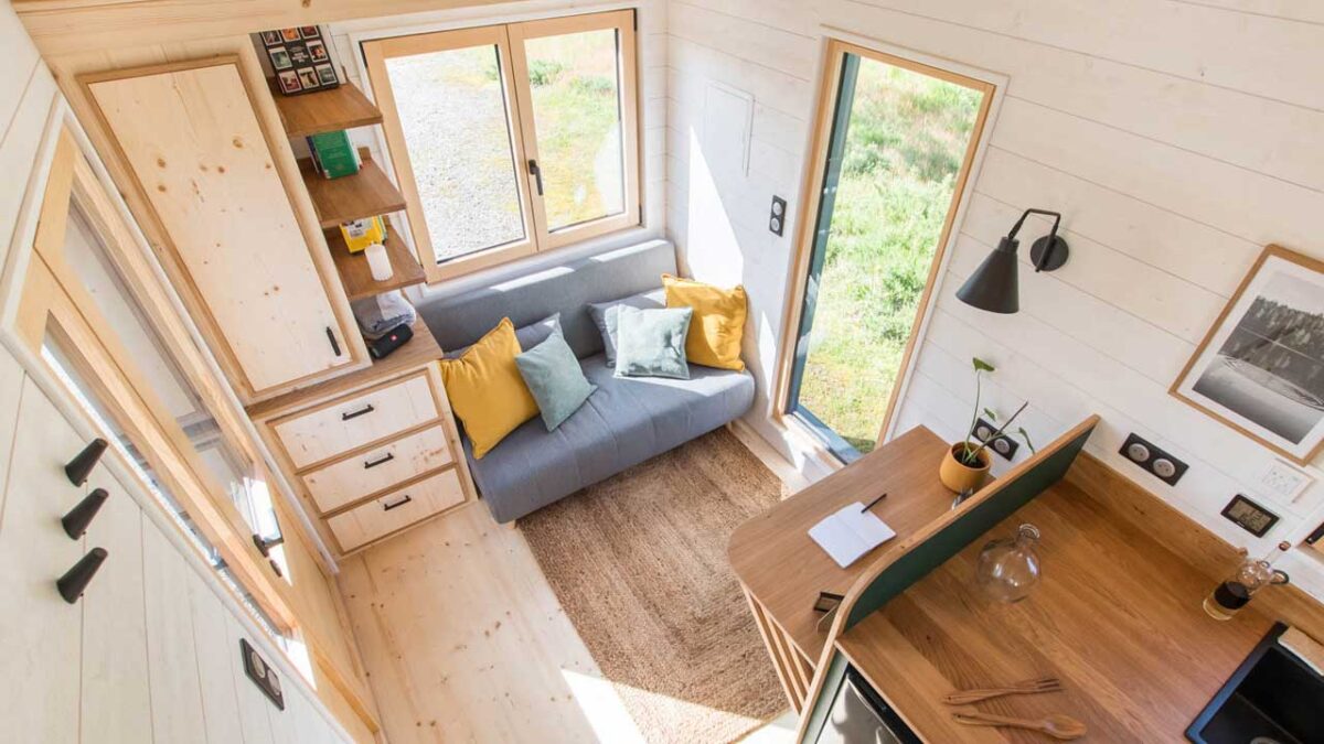 Midgard Tiny House Sleeps Four in Surprisingly Spacious Interior