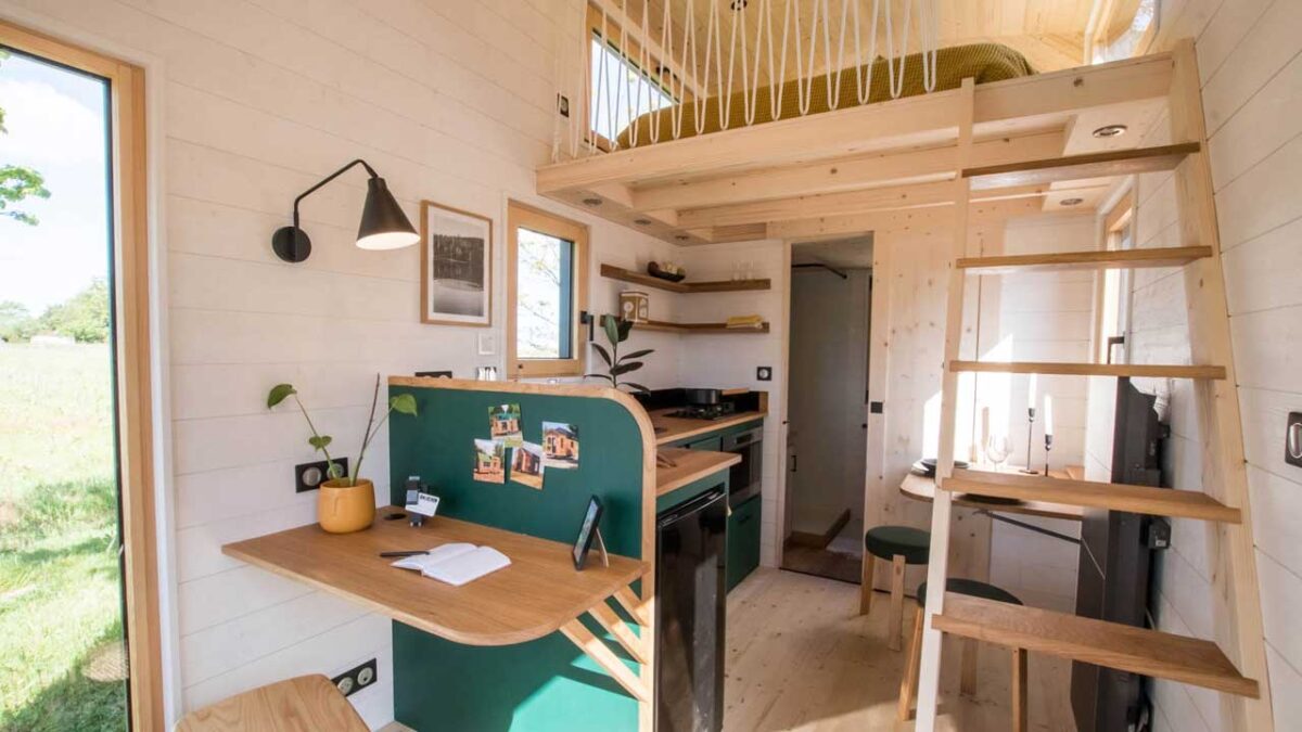Midgard Tiny House Sleeps Four in Surprisingly Spacious Interior