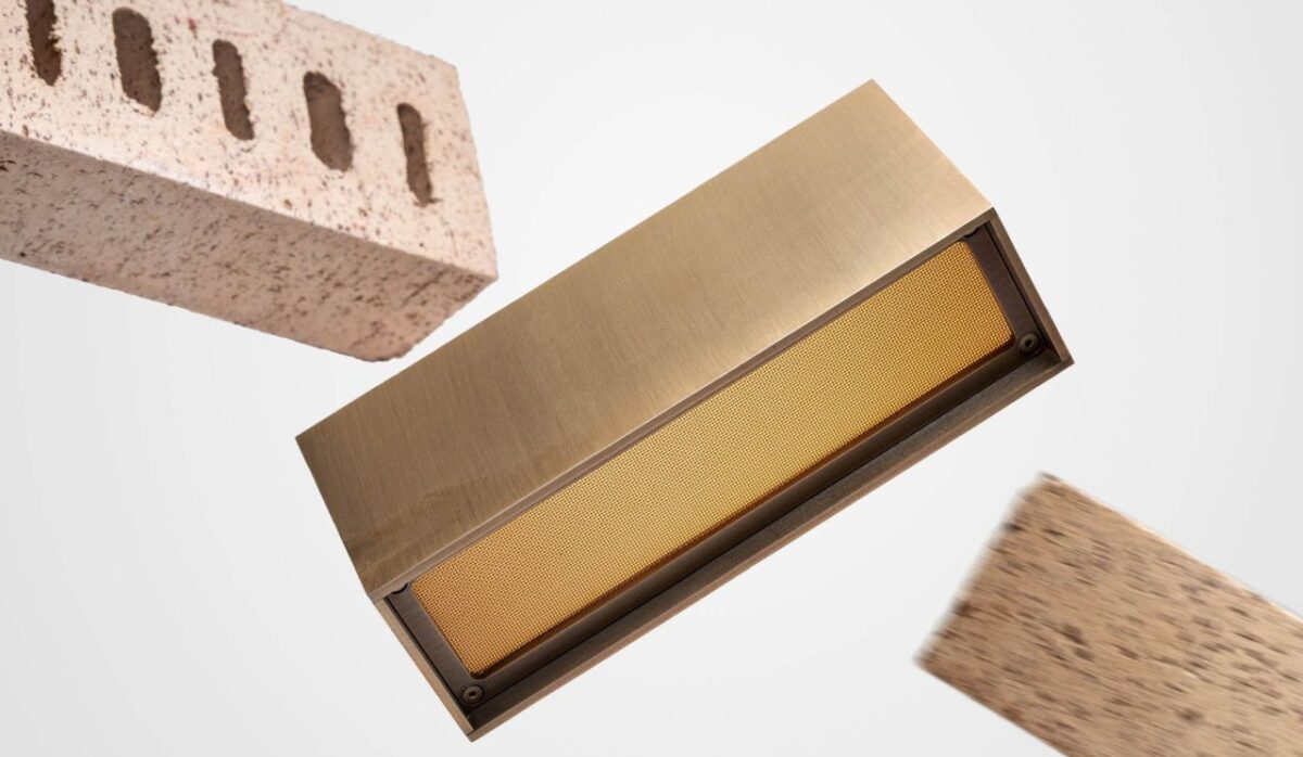 OG Brick Lamp Blends in With the Fabric of Masonry Brick Wall