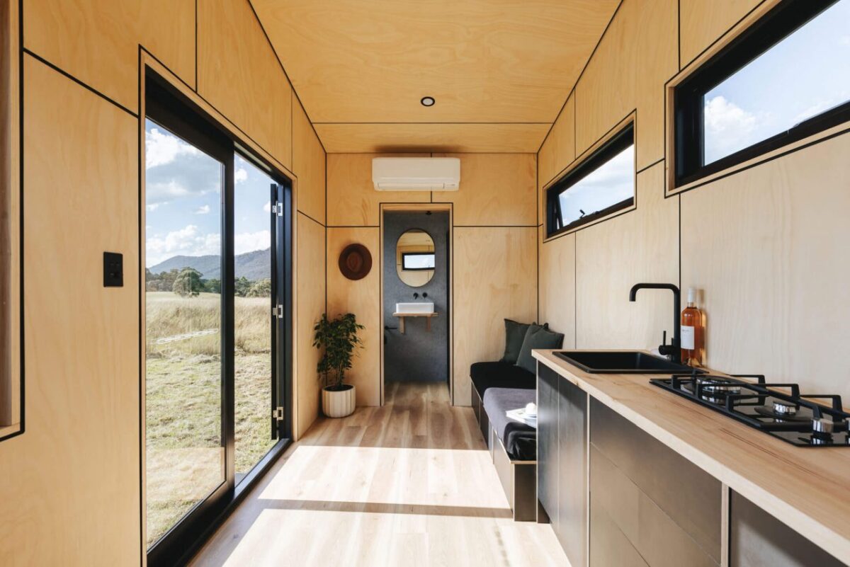 Single-Level Sun Valley Tiny House is Marvel of Reflective Radiance
