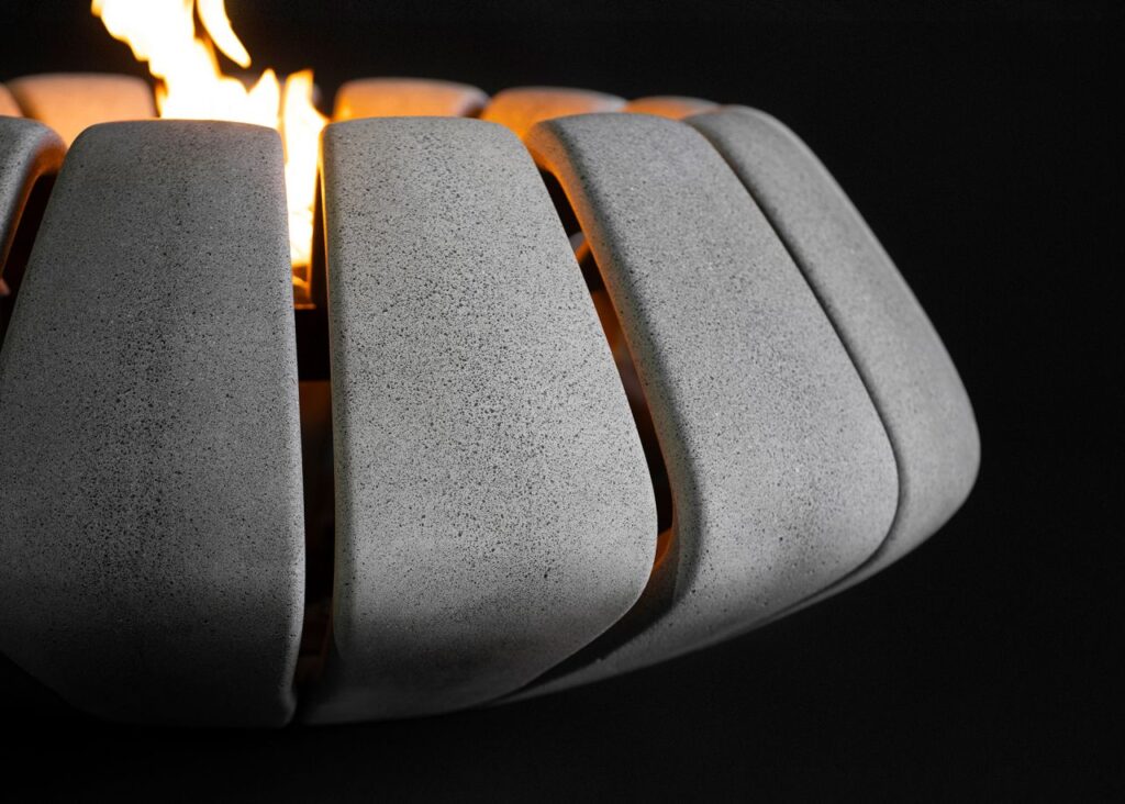 Award-Winning Modular Sunflower Fire Pit is Designed to Impress