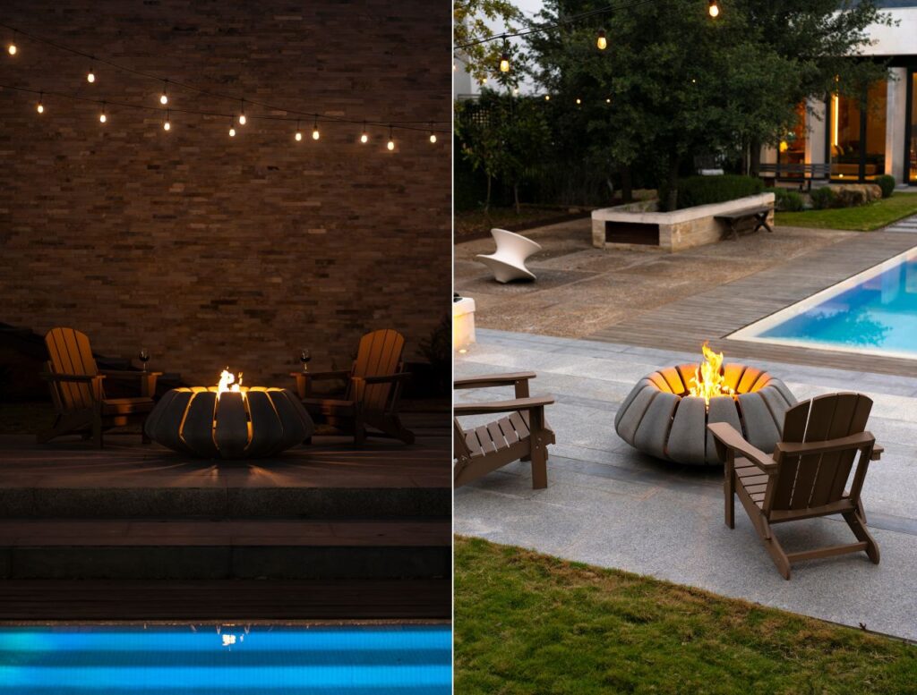Award-Winning Modular Sunflower Fire Pit is Designed to Impress