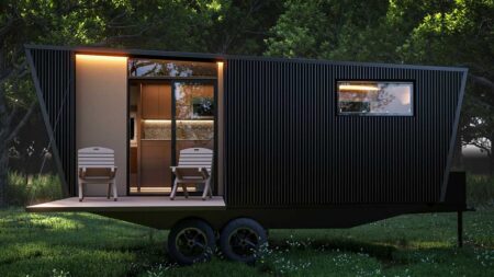Off-Grid Land Ark Travel Trailer is a Hybrid Tiny House Camper