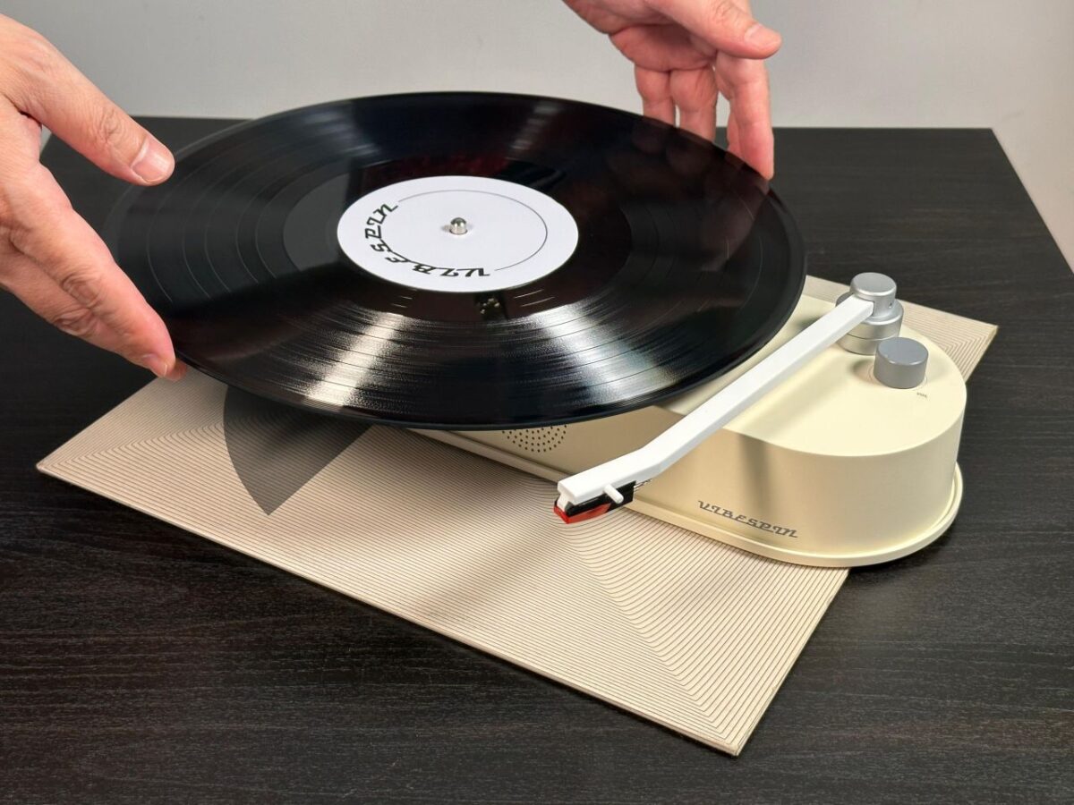 Enjoy Music on-the-go With VIBESPIN Portable Record Player