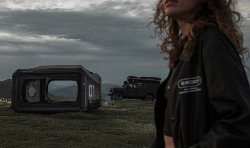 Air Station Pod-01 is Self-Standing, Four-Season Inflatable Tent