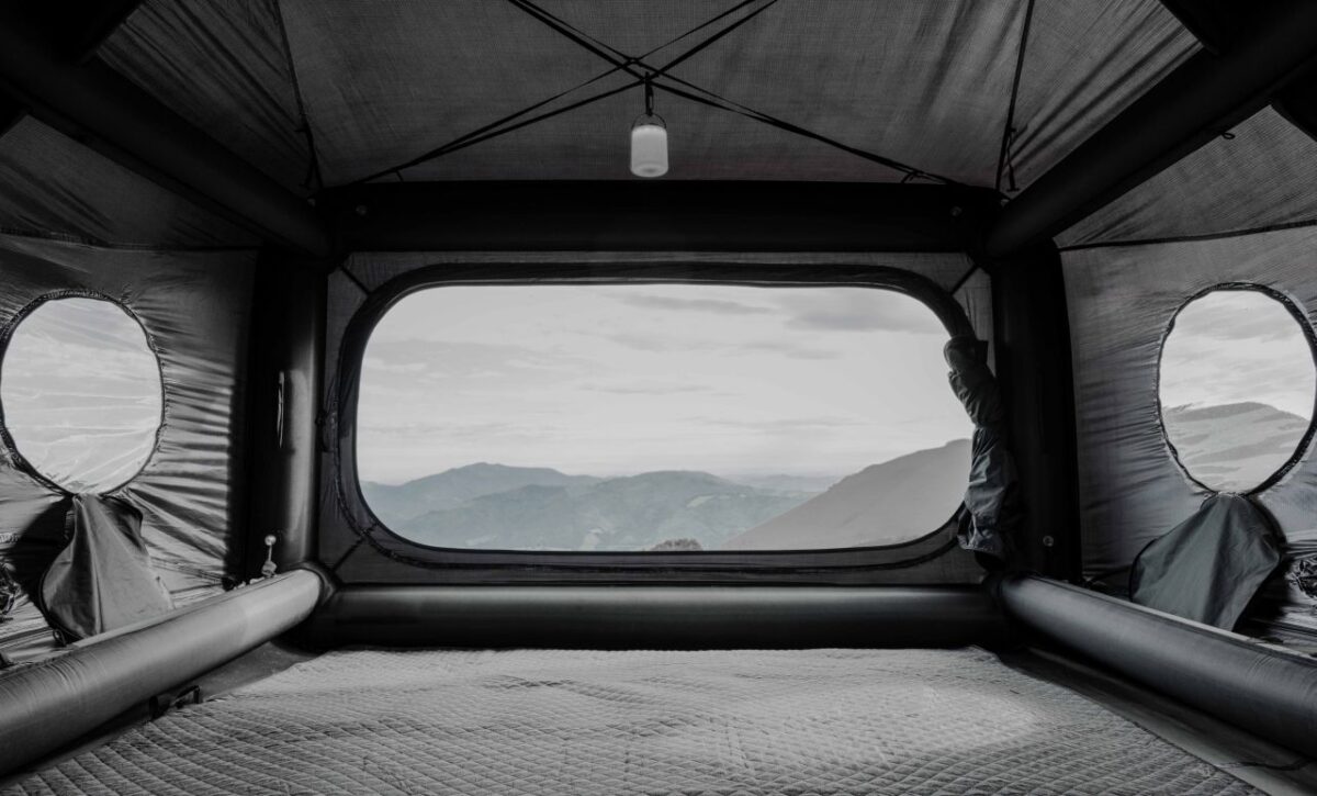 Air Station Pod-01 is Self-Standing, Four-Season Inflatable Tent