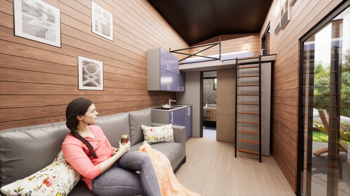 Aja Tiny House is Two-Bedroom Dwelling Ideal for a Family of Four