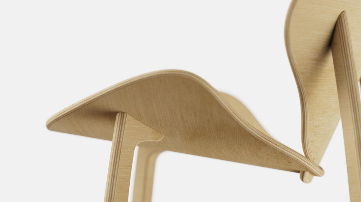 Alskar Lounge Chair Draws Inspiration From Ginkgo Leaves