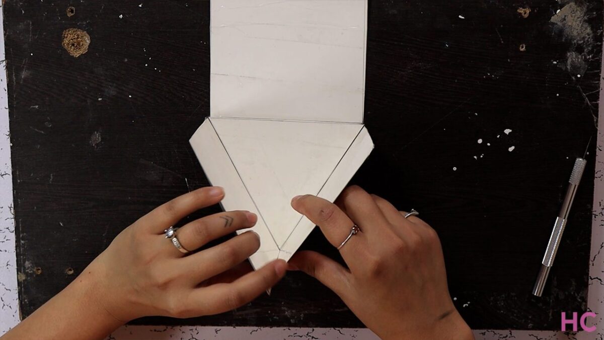 How to Make Triangular Concrete Planter for Under $5