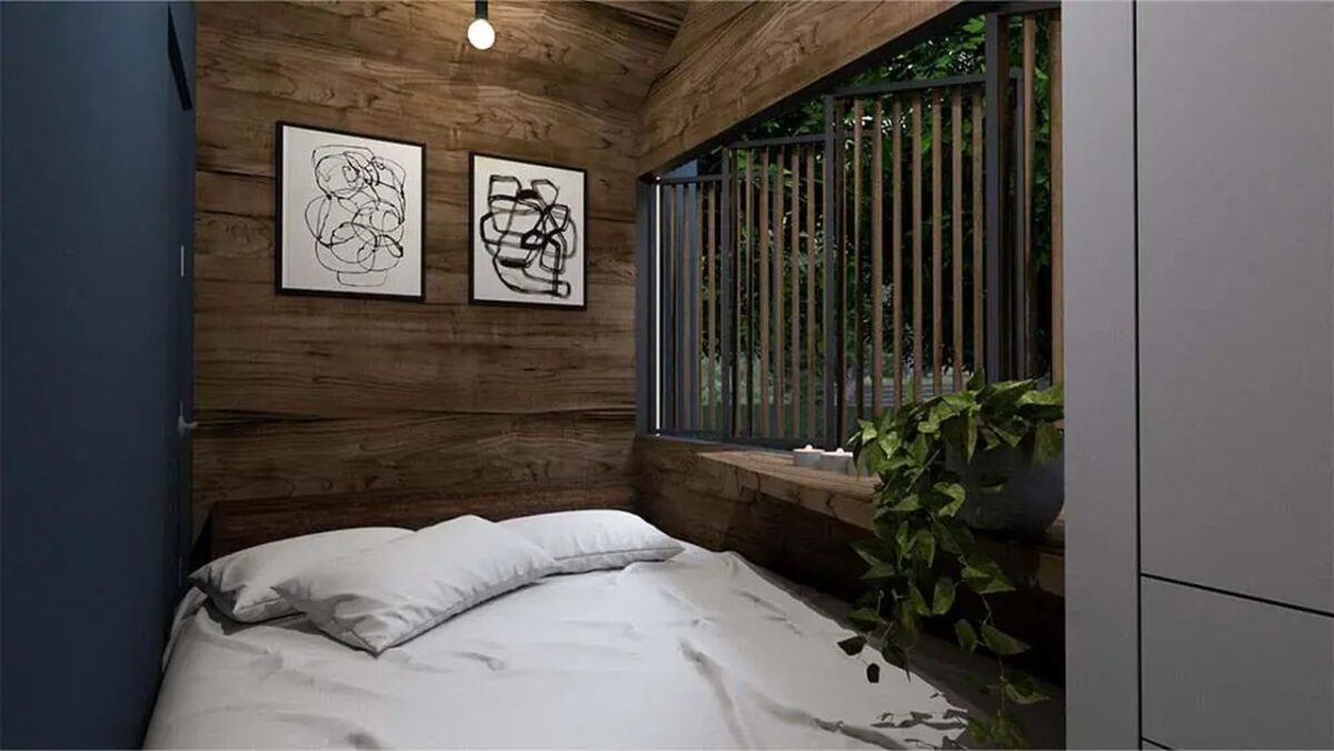 Hamilton 13000 Tiny House has Living Room That Transforms Into Patio