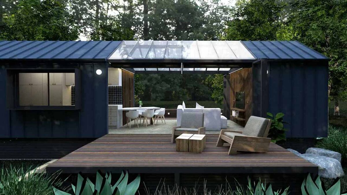 Hamilton 13000 Tiny House has Living Room That Transforms Into Patio