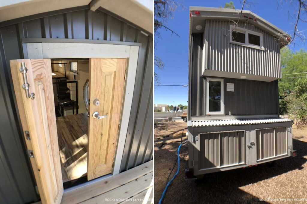 Las Vegas Tiny House Features Reverse Loft and Juliet Balcony