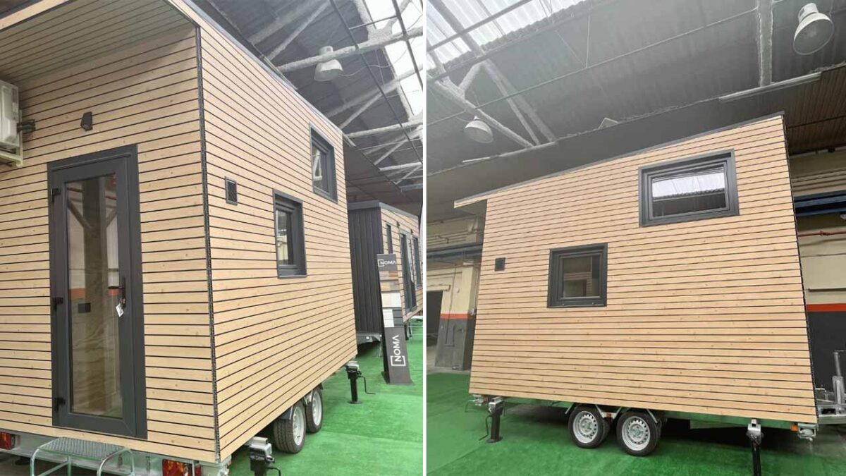 15ft Noma Raji Tiny House Fits Four People in Snug Layout