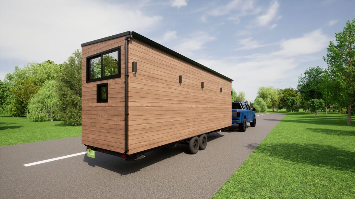 Nova Tiny House Cleverly Utilizes Space to Sleep Six People