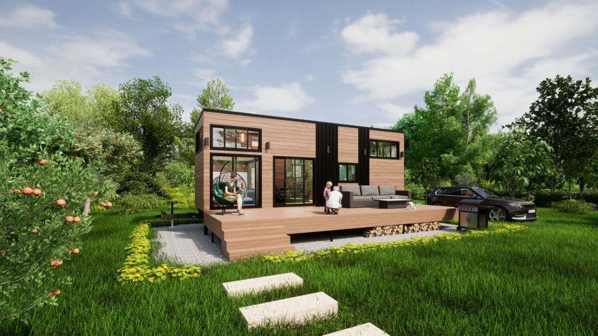 Nova Tiny House Cleverly Utilizes Space to Sleep Six People