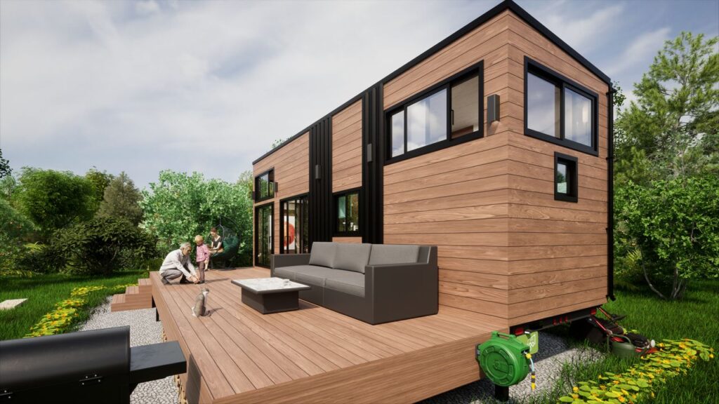 Nova Tiny House Cleverly Utilizes Space to Sleep Six People